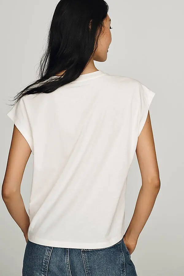 Anthropologie Kit Agar Graphic Cotton T-shirt