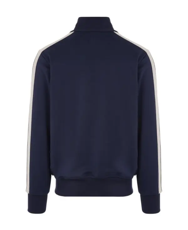 Palm Angels Logo Embroidered Zip-up Jacket