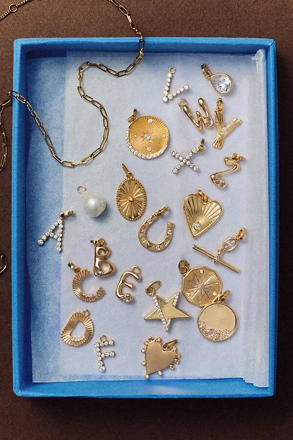 Anthropologie Mono Bar Charm Pendant - Multi