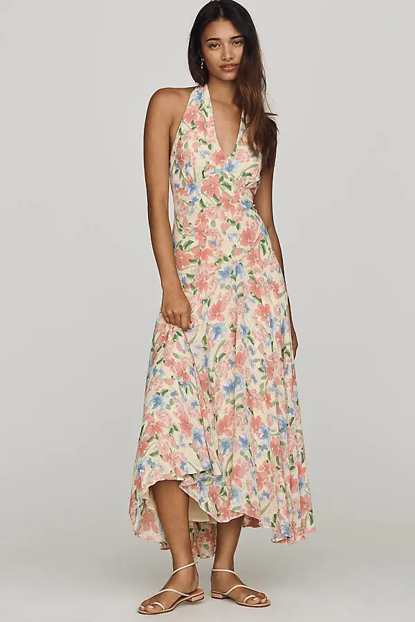 REFORMATION Briony Halterneck Dress