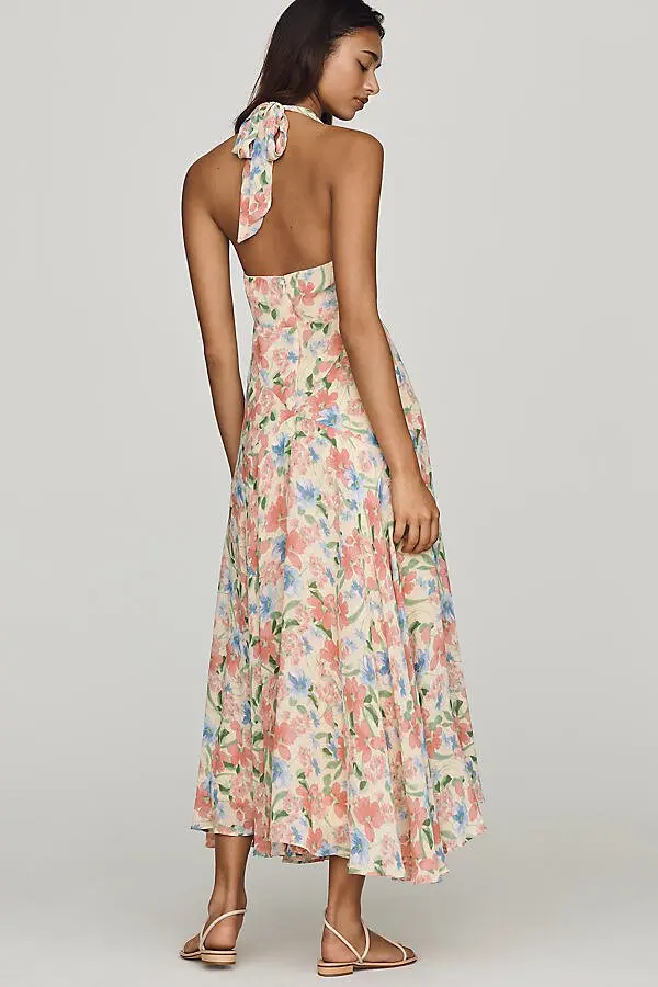 REFORMATION Briony Halterneck Dress