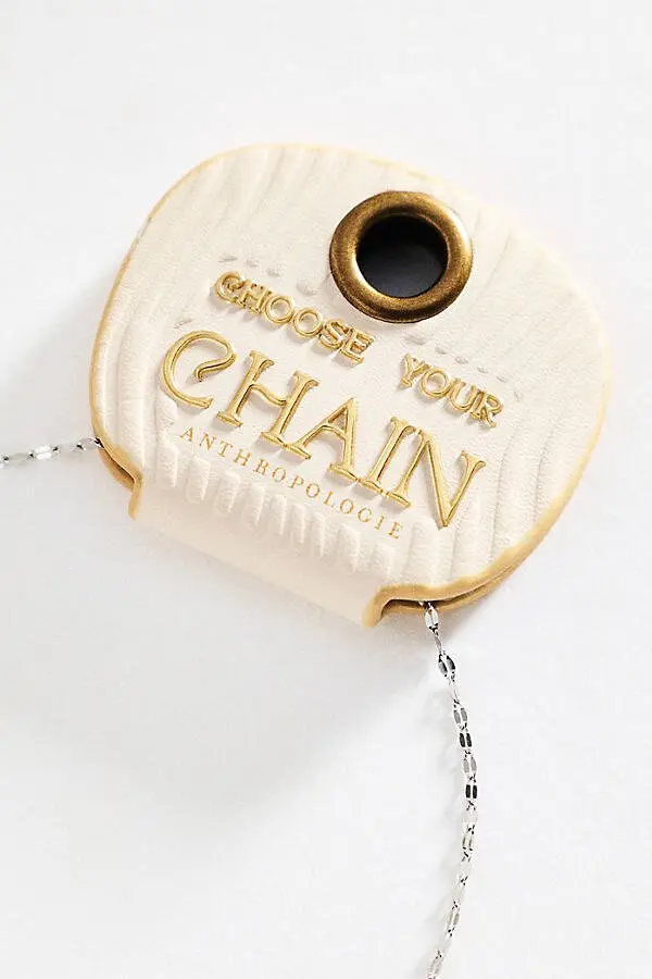 Anthropologie Delicate Cha Necklace - Silver