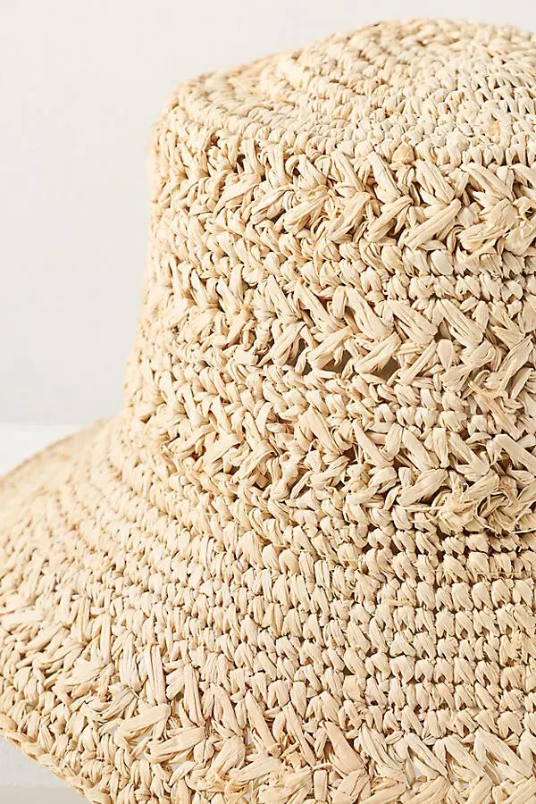 WYETH Sigrid Raffia Bucket Hat