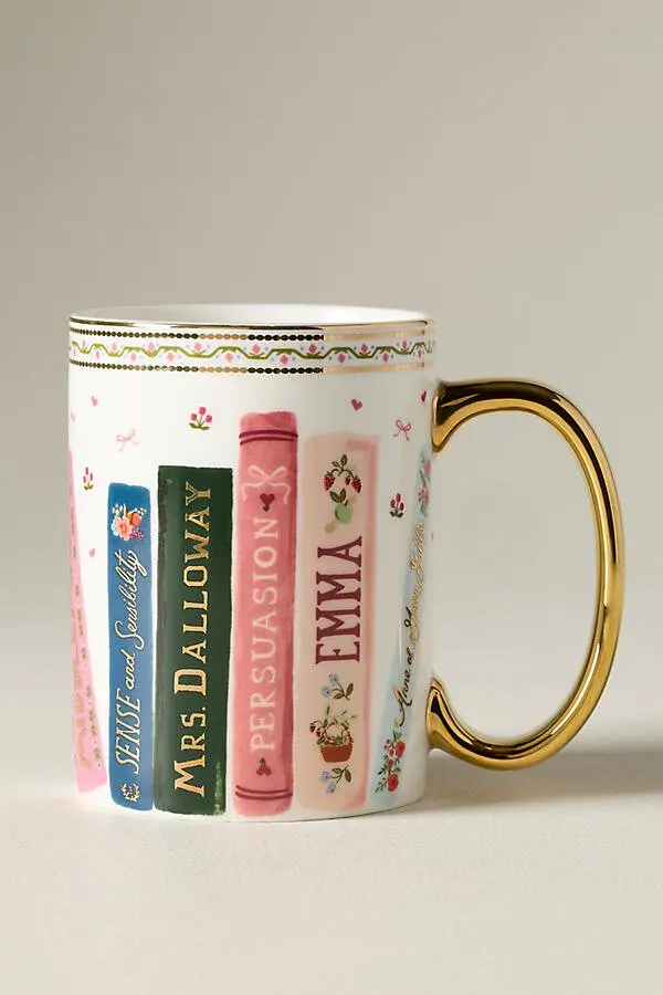 RIFLE PAPER CO. Porcela Book Mug