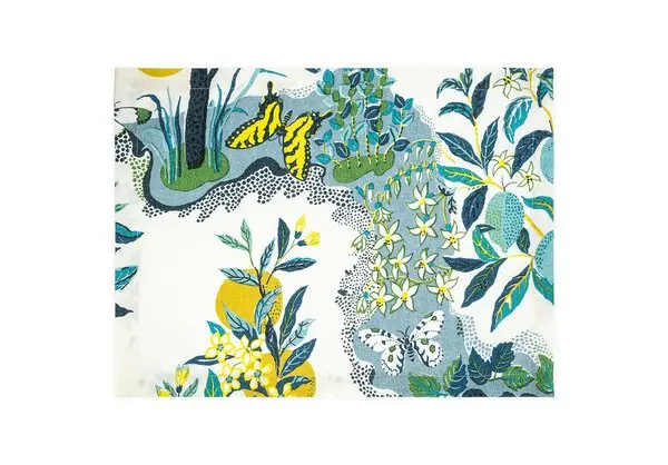 MATOUK Schumacher Citrus Garden Placemats - Pool