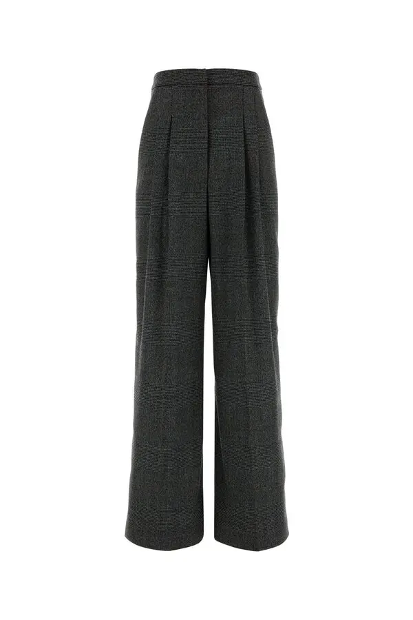 PT TORINO Embroidered Wool Blend Wide-leg Trousers