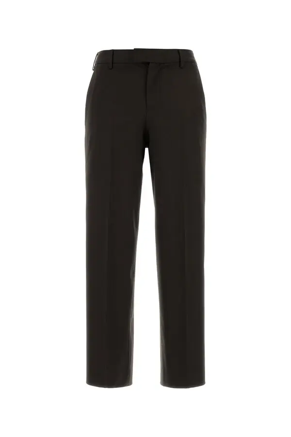 PT TORINO Dark Stretch Wool Pant - Brown