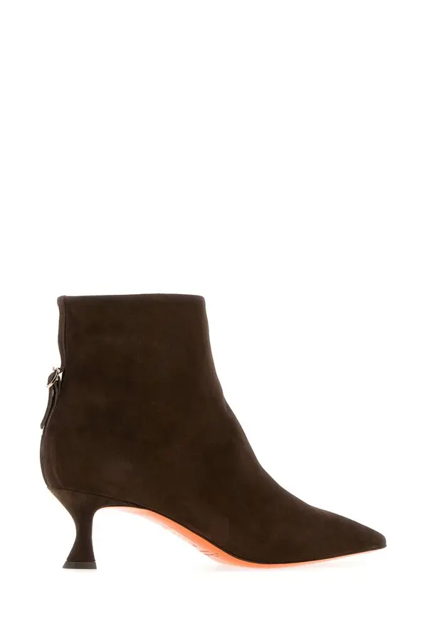 Santoni Suede Giulie Ankle Boots