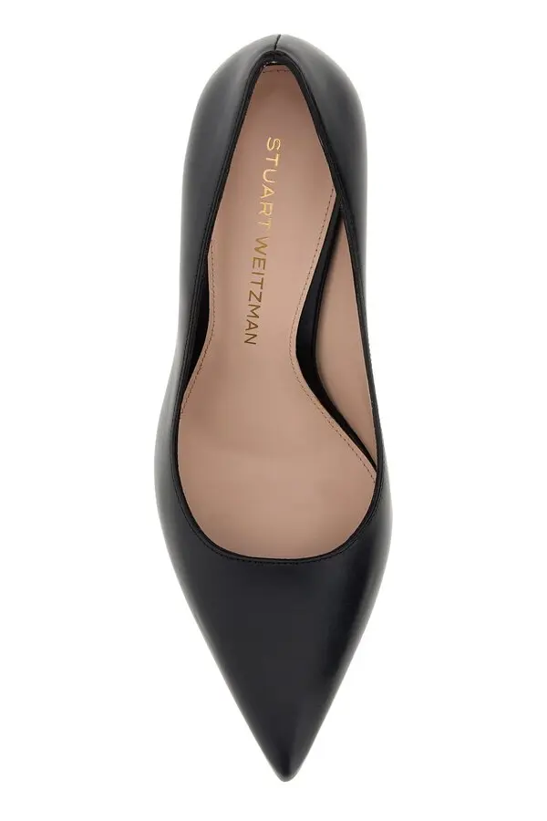 STUART WEITZMAN Leather Pointed Toe Pumps