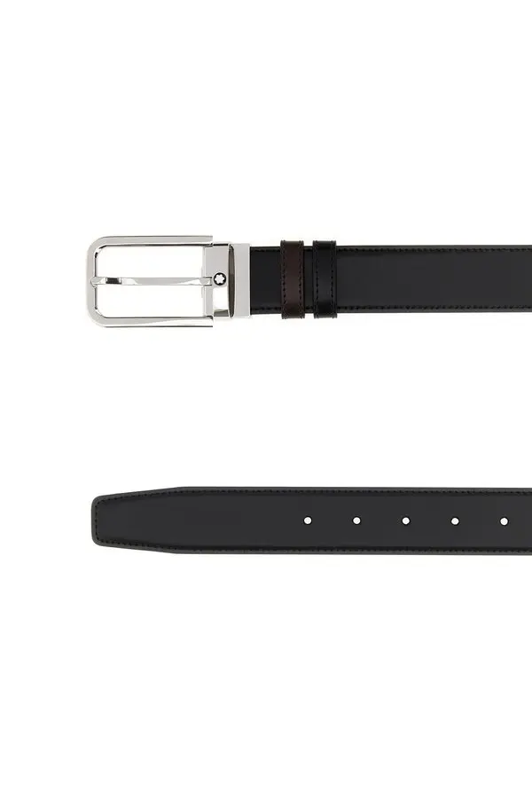 Montblanc Leather Reversible Belt