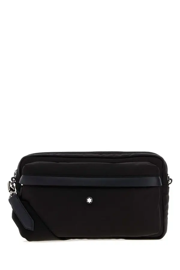 Montblanc Black Canvas Crossbody Bag