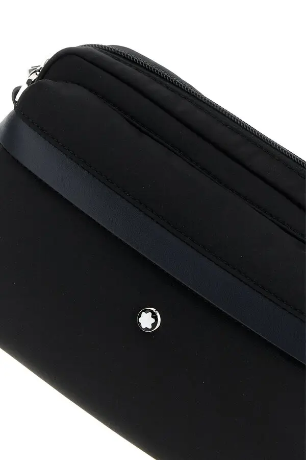 Montblanc Black Canvas Crossbody Bag
