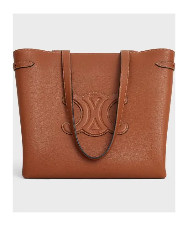 Celine Medium Cabas Anas Cuir Triomphe In Grained Calfskin
