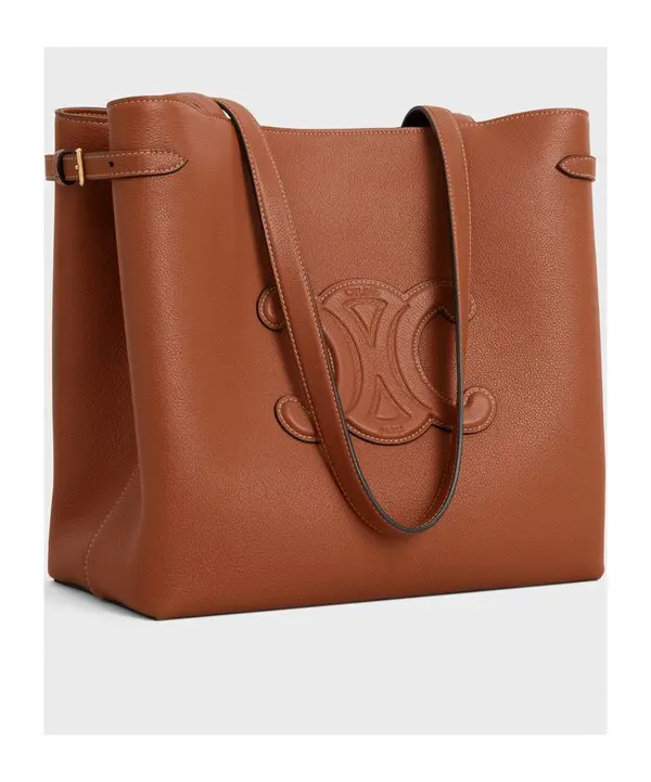 Celine Medium Cabas Anas Cuir Triomphe In Grained Calfskin
