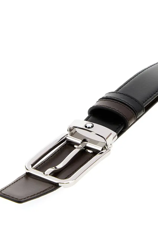Montblanc Leather Reversible Belt