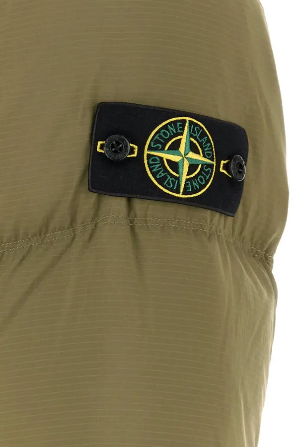 Stone Island Army Nylon Down Jacket