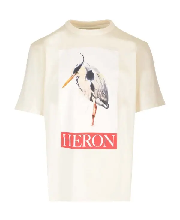 Heron Preston Heron Bird Painted Cotton T-shirt