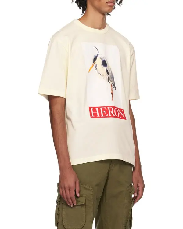 Heron Preston Heron Bird Painted Cotton T-shirt
