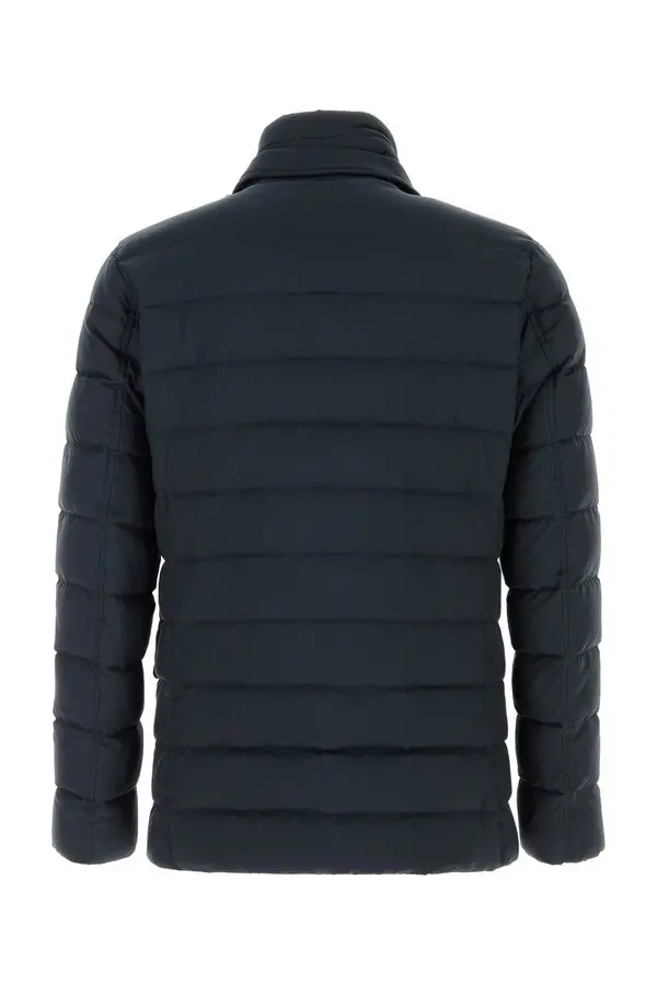 Herno Navy Polyester Down Jacket