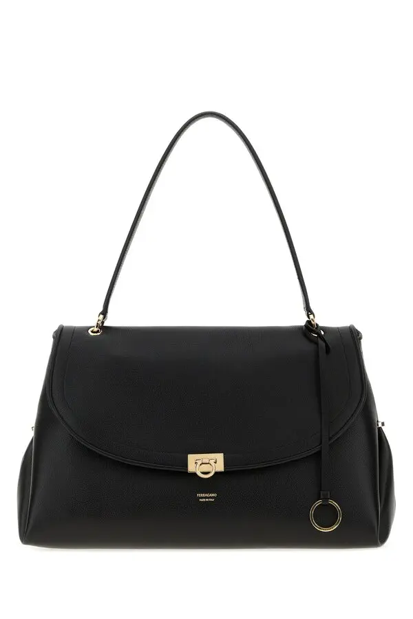FERRAGAMO Leather Shopping Bag