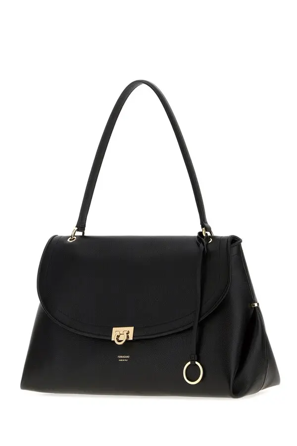 FERRAGAMO Leather Shopping Bag