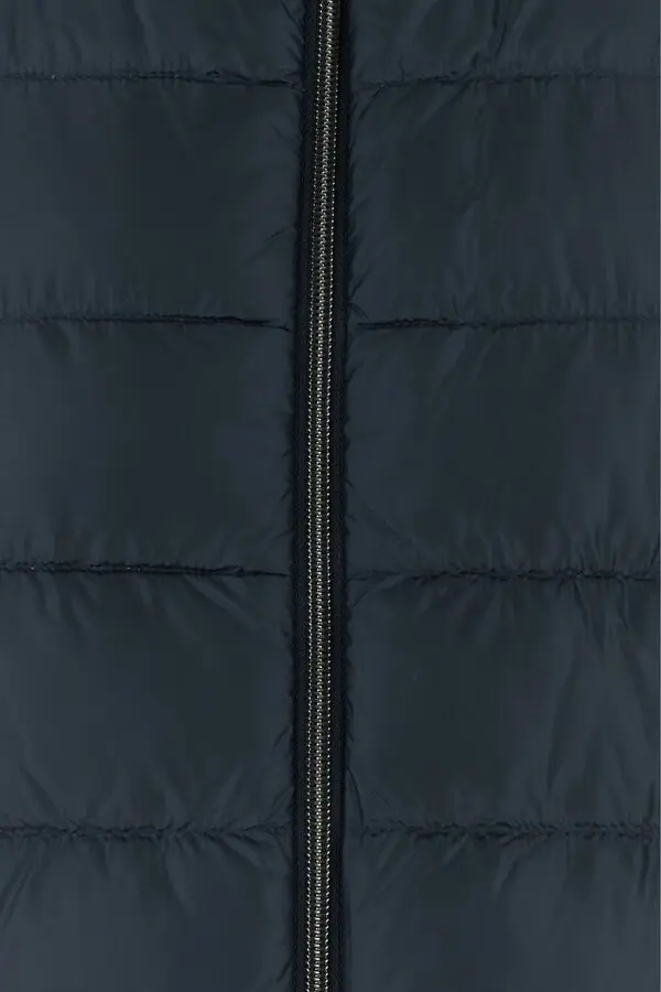 Herno Navy Nylon Sleeveless Down Jacket