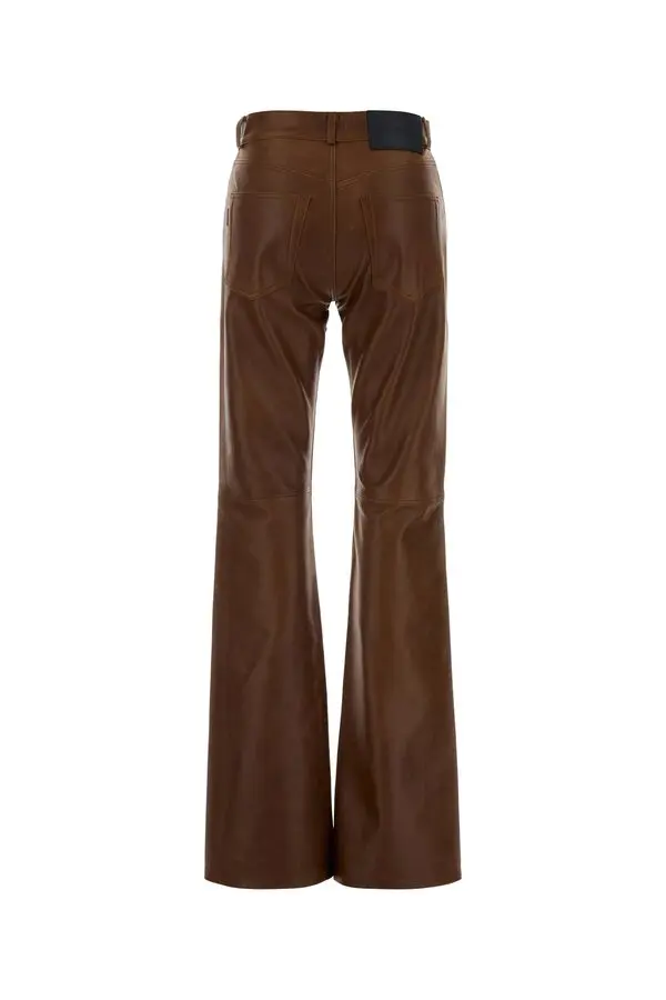HAIKURE Chocolate Leather Pant