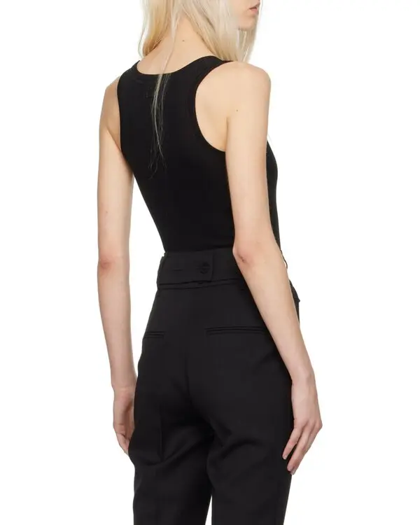 Jacquemus Ribbed Sleeveless Bodysuit