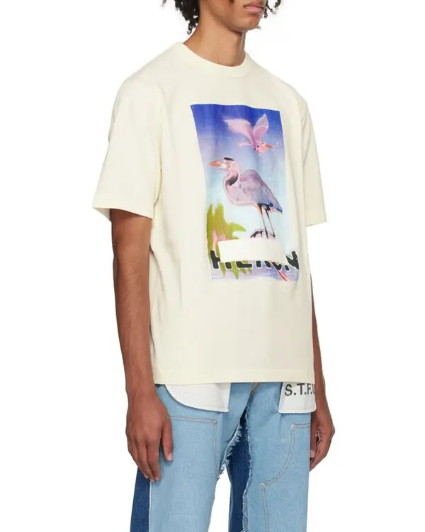 Heron Preston Graphic-printed Crewneck T-shirt