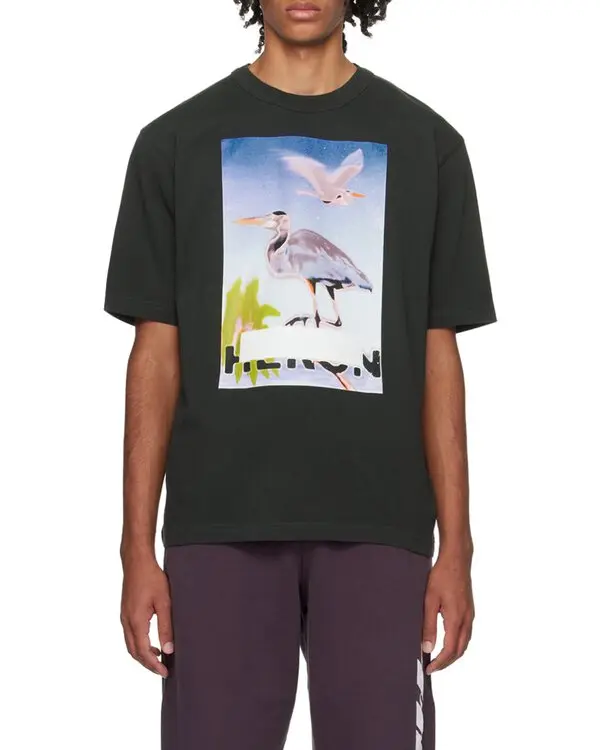 Heron Preston Graphic Printed Crewneck T-shirt
