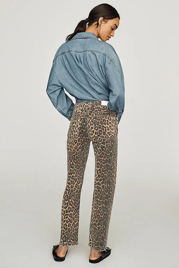 RE/DONE Blondie Mid-rise Cropped Straight-leg Jeans