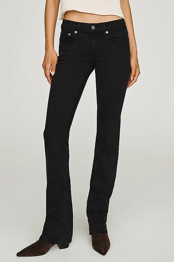 RE/DONE Lean Low-rise Straight-leg Jeans