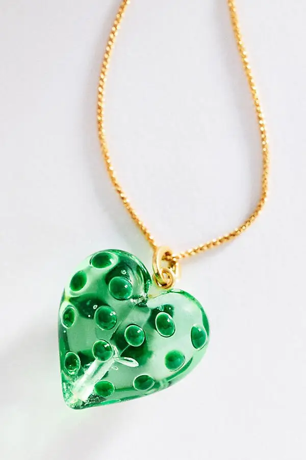 Clare V. Polka Dot Heart Charm