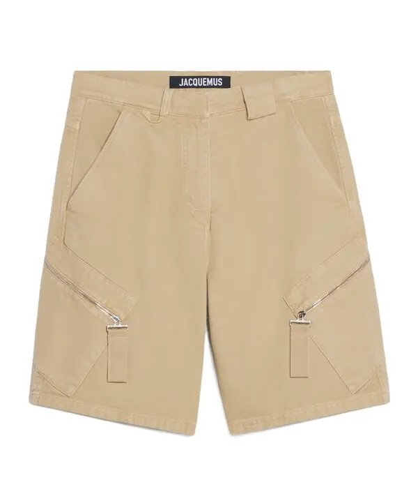Jacquemus Zipped Cargo Shorts