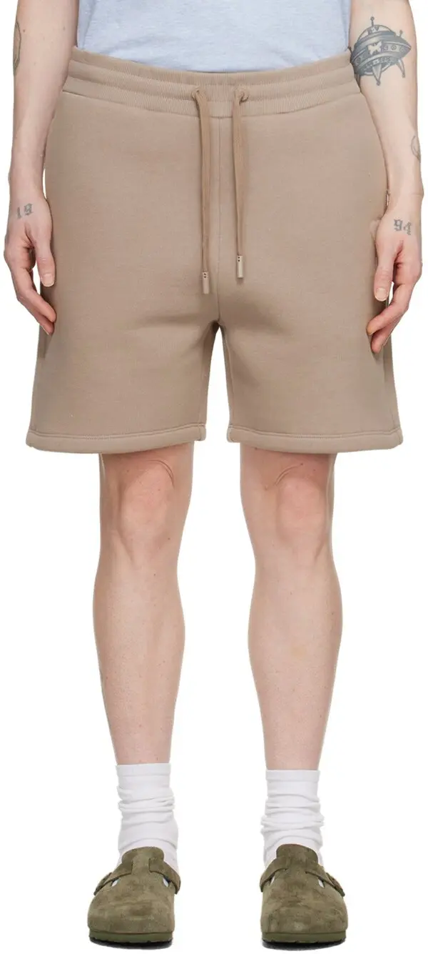 AMI Paris Logo Embossed Drawstring Shorts