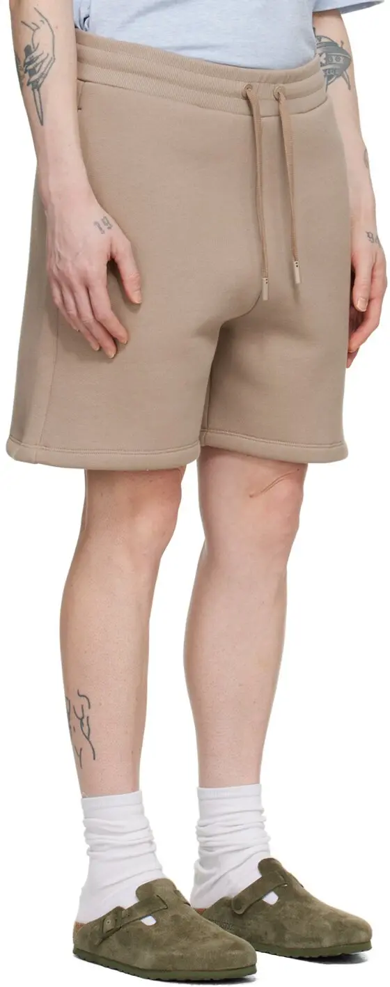 AMI Paris Logo Embossed Drawstring Shorts