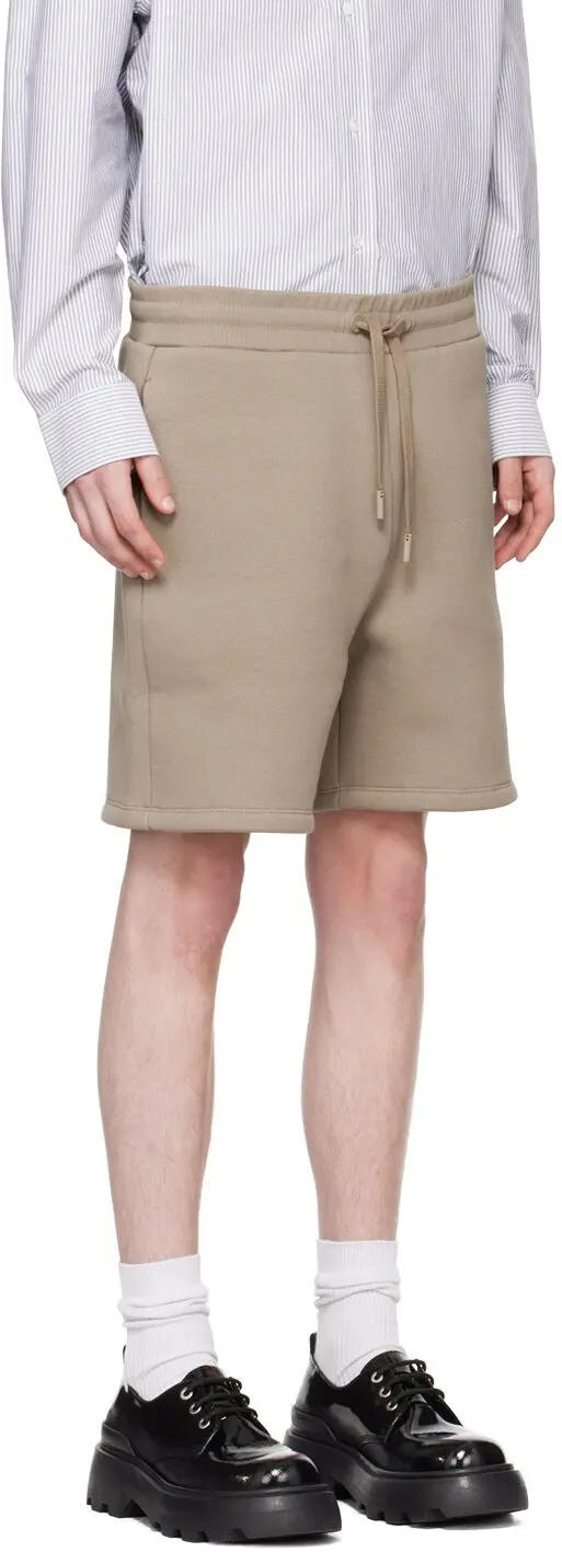 AMI Paris Logo Embossed Drawstring Shorts