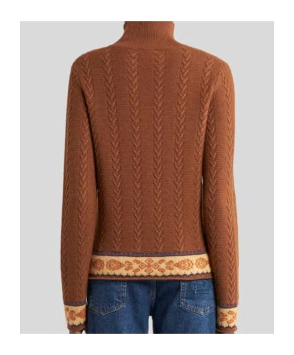 Etro Cable-knit Patterned Sweater