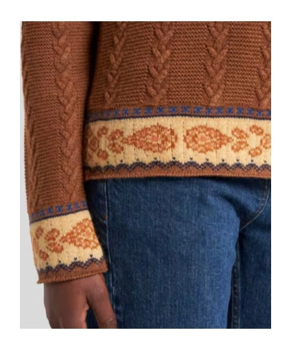 Etro Cable-knit Patterned Sweater
