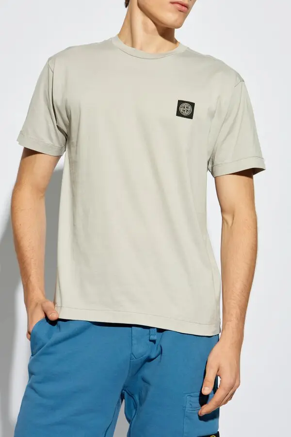 Stone Island Compass Patch Crewneck T-shirt