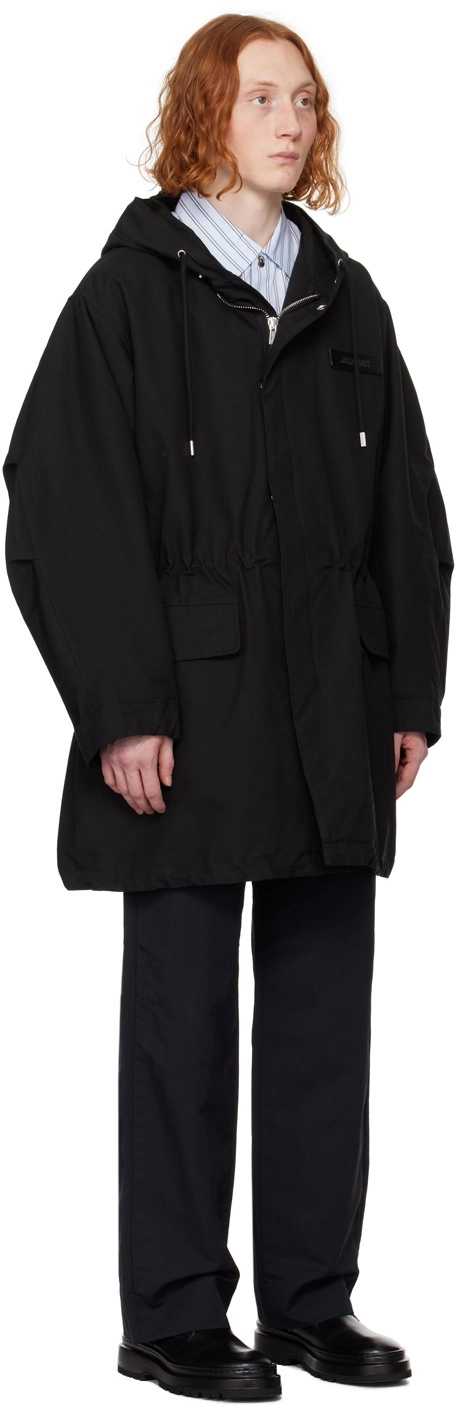 Jacquemus La Parka Marrone Hooded Parka
