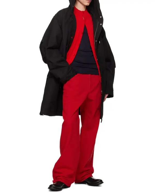 Jacquemus La Parka Marrone Hooded Parka