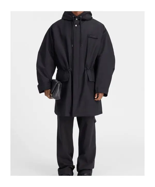 Jacquemus La Parka Marrone Hooded Parka
