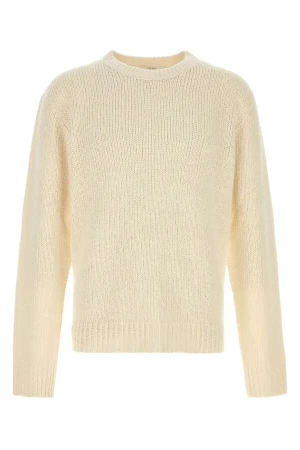 THE ROW Ivory Silk Laing Sweater - White