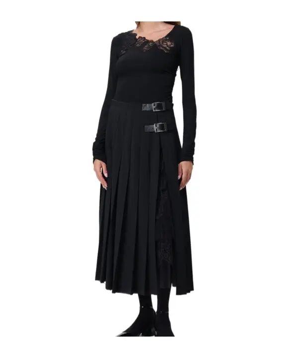 Ermanno Scervino Pleated Midi Skirt