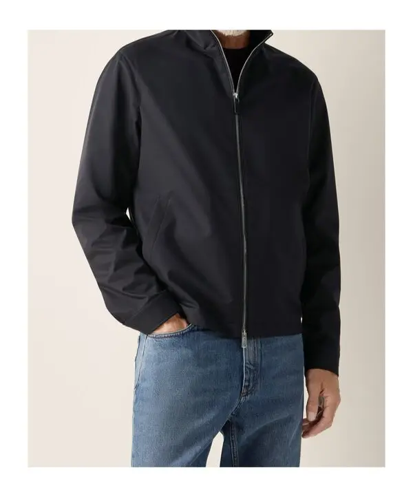 Zegna Zip-up Stand Collar Jacket
