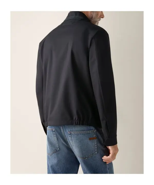 Zegna Zip-up Stand Collar Jacket