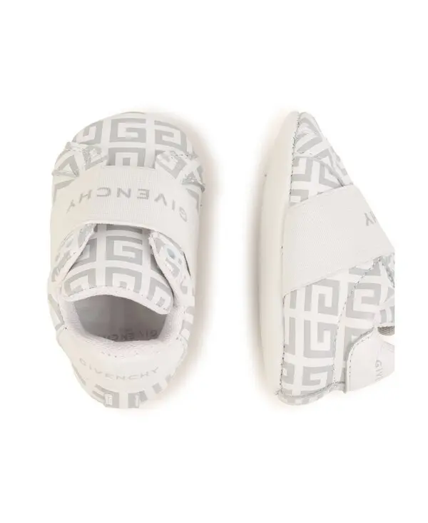 Givenchy 4g Monogram-pattern Leather Slippers