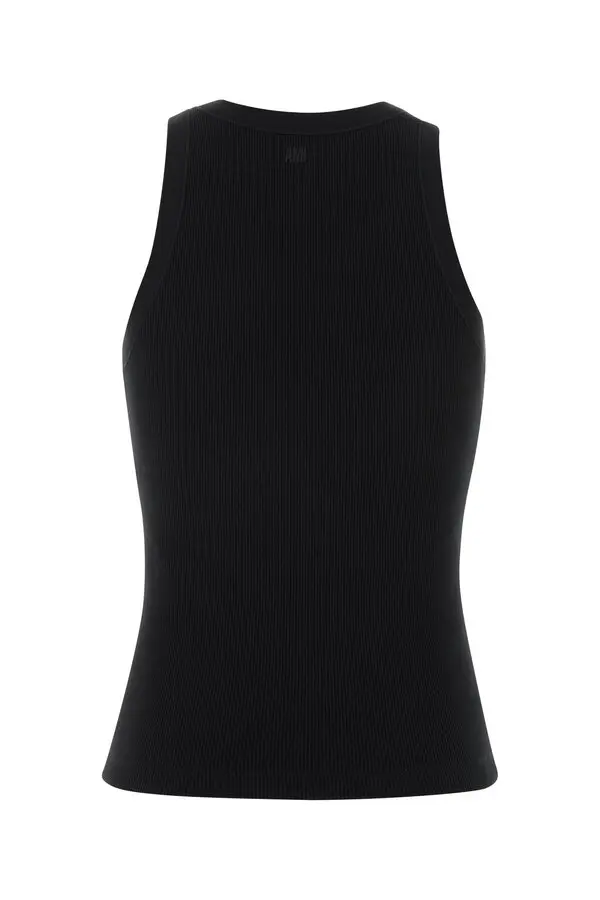 AMI Paris Stretch Cotton Tank Top