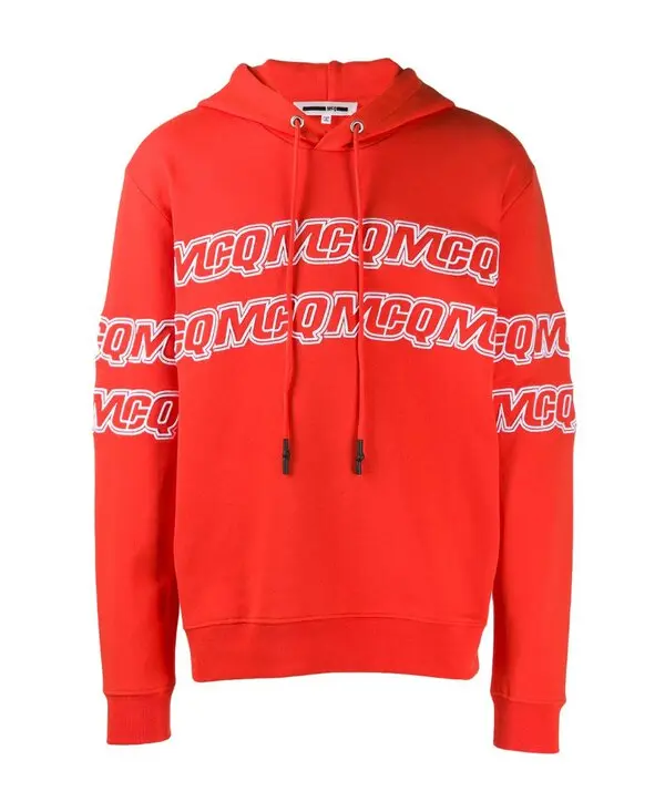 Alexander McQueen Embroidered Logo Hoodie
